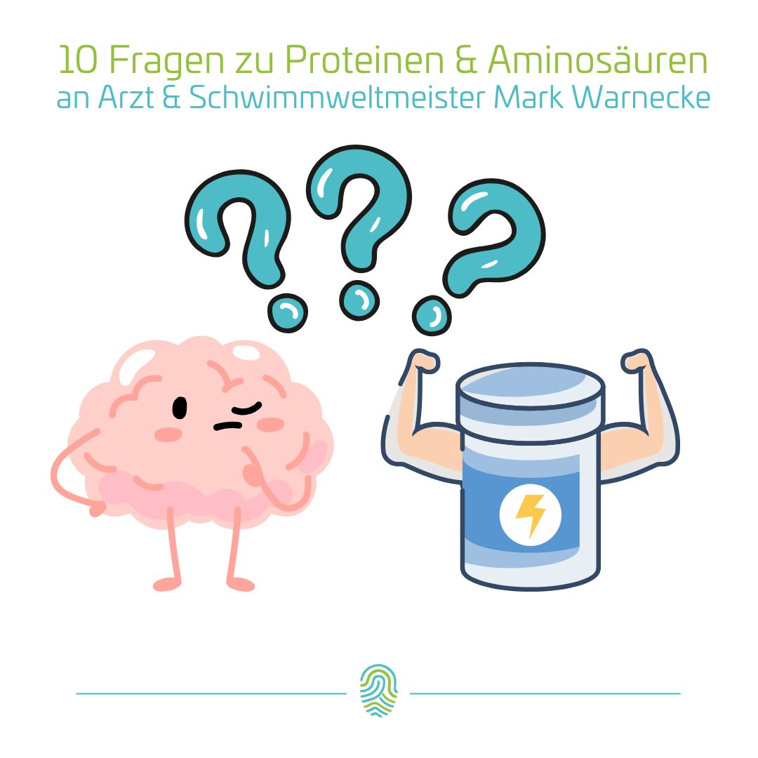 10 Fragen zu Aminosäuren und Proteinen an Arzt und Schwimmweltmeister Mark Warnecke - Energy for ...